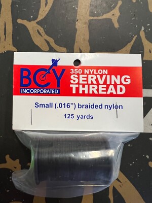 BCY #350 .016" Nylon Serving Thread for Archery Bow Strings Tan 125yds ...