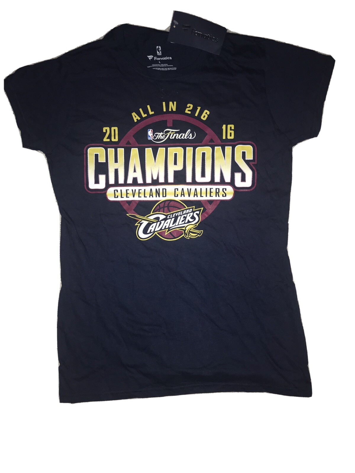 All In 216 Cleveland Cavaliers 2016 NBA Finals T Shirt Lg Blue | eBay