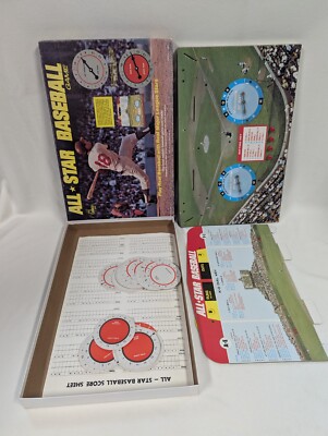 Vintage 1968 CADACO All-Star Baseball Board Game ~ 63 Player Discs ...