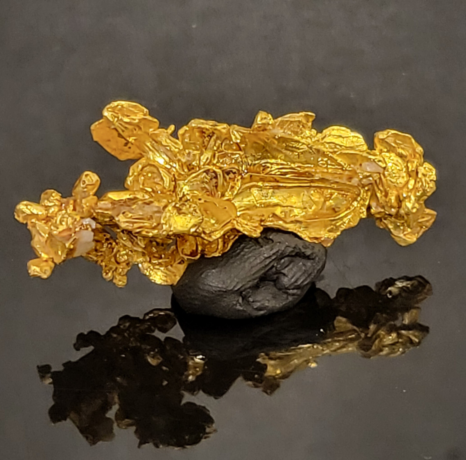 Museum Quality Round Mountain Crystallized Wire Gold Nugget | eBay