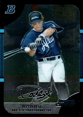 2005 Bowman Chrome Draft AFLAC #14 Robby Alcombrack Cleveland Indians ...