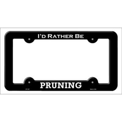 Pruning Novelty Metal License Plate Frame | eBay