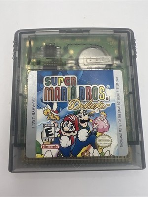 Super Mario Bros Deluxe Nintendo Game Boy Color GBC Tested Authentic | eBay