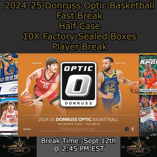 Marcus Smart 2024-25 Donruss Optic Basketball Fast Break 10X Box BREAK ...