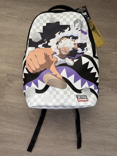 Sprayground One Piece Gear 5 Luffy Checkered Smash Backpack - Brand New ...