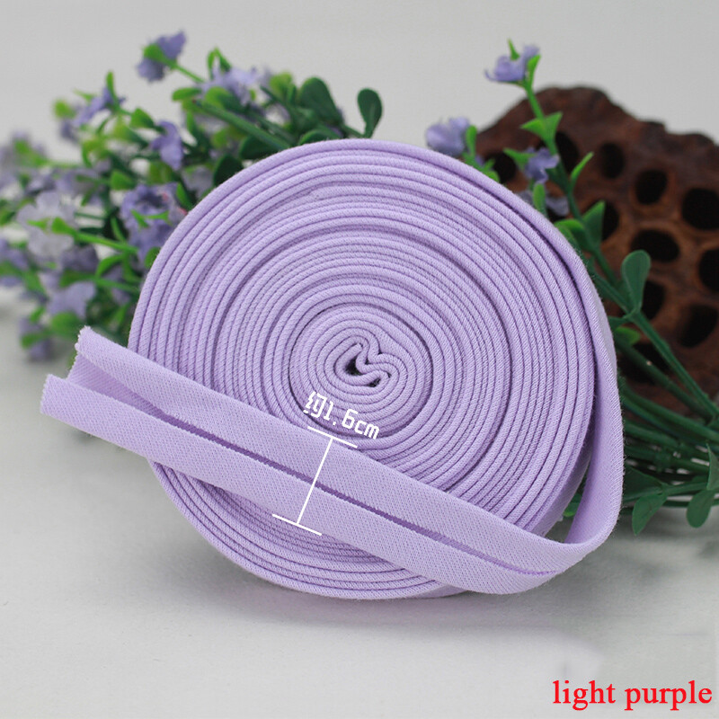 5M Cotton Elastic Bias Binding Ribbon Strap DIY Sewing Crafts Webbing ...