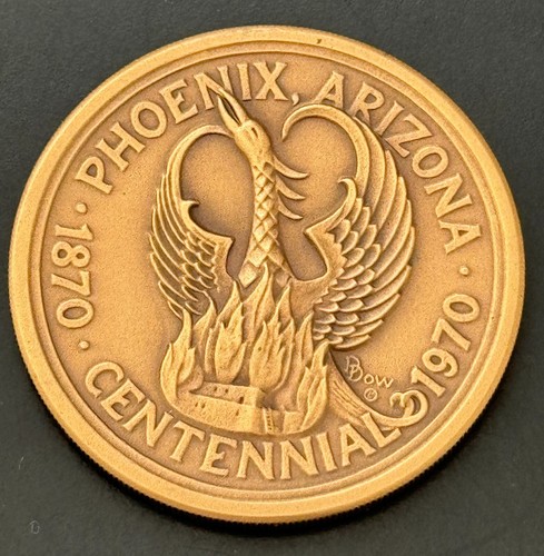 Phoenix Arizona Centennial 1970 AZ Coin Token Medal | eBay