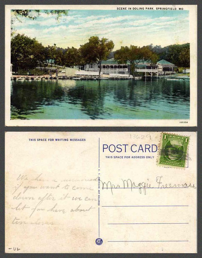Vintage Images Postcards Springfield Mo Celebrating 100 Years Of