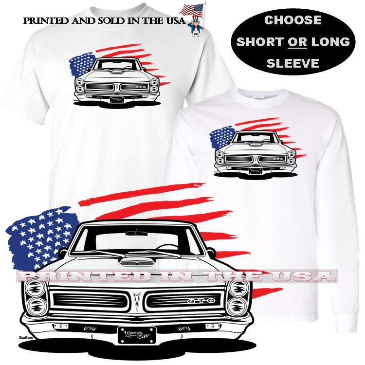 Pontiac GTO 1960s American Flag Classic DigiRods / Koolart Cartoon Car ...