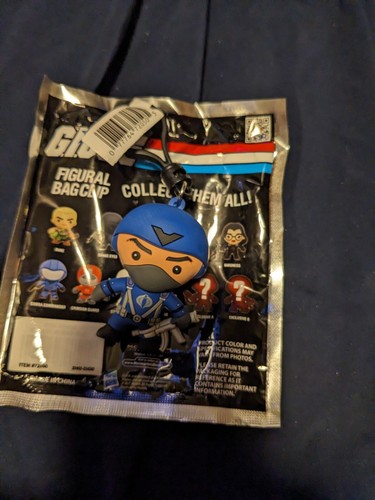 Cobra Officer Exclusive B chaser GI Joe 3D Monogram Figural bag clip ...