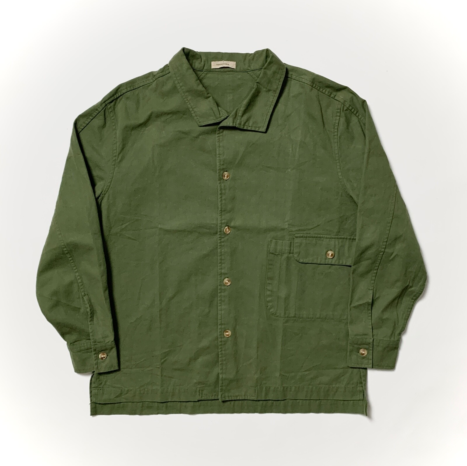 RARE YOSHIHARA VINTAGE JAPANESE WORK JACKET OLIVE GRE… - Gem