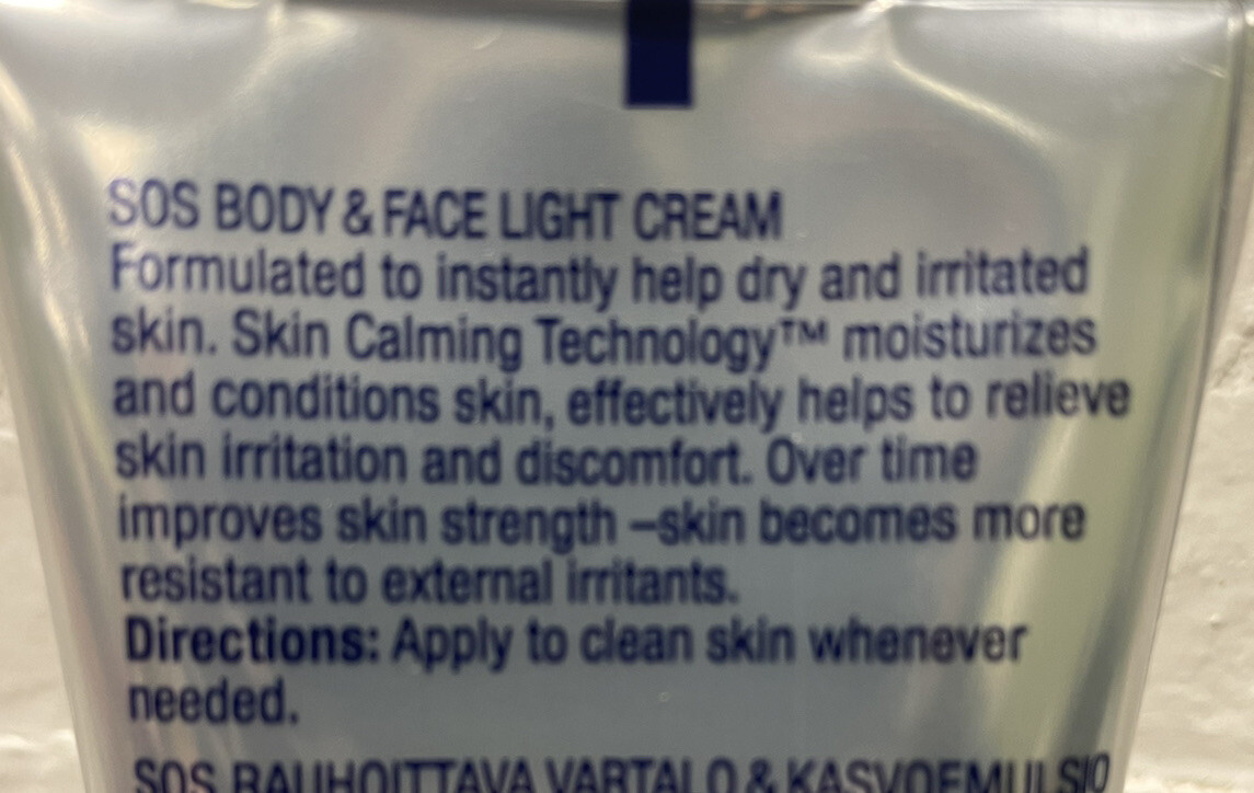 (2) Lumene Sensitive Touch SOS Body & Face - Light Skin Calming ...