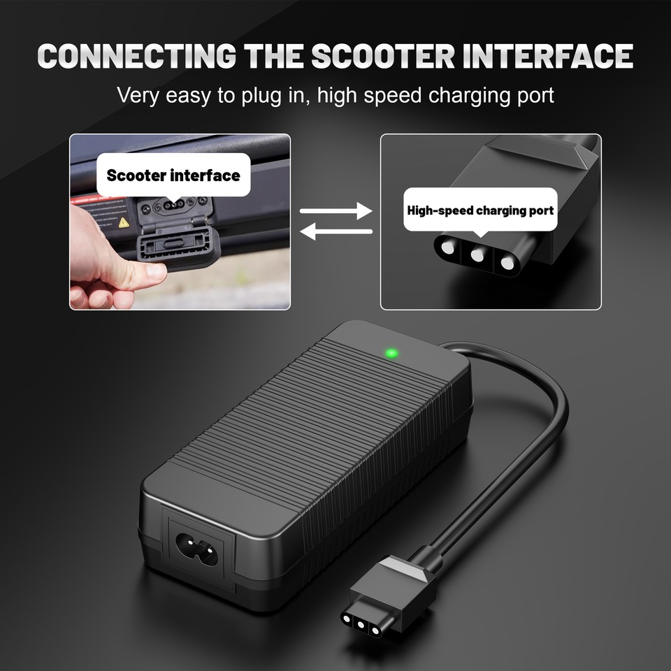 53.5V 2A Charger for NIU KQi KQi2 KQi3 KQi Air/300X 48V Electric Scoote Charger | eBay