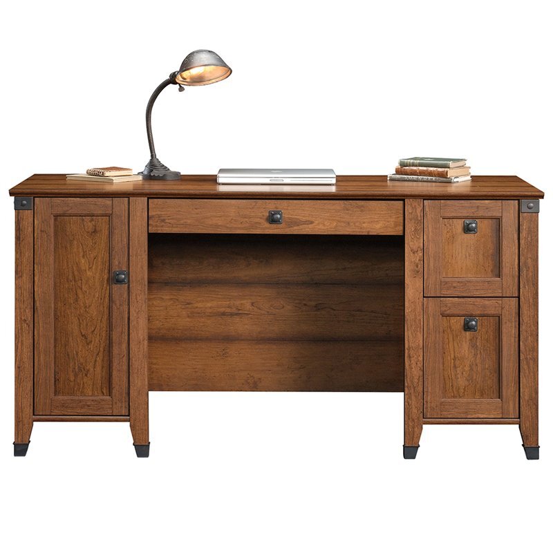 Sauder Carson Forge Computer Desk in Washington Cherry 42666035767 | eBay