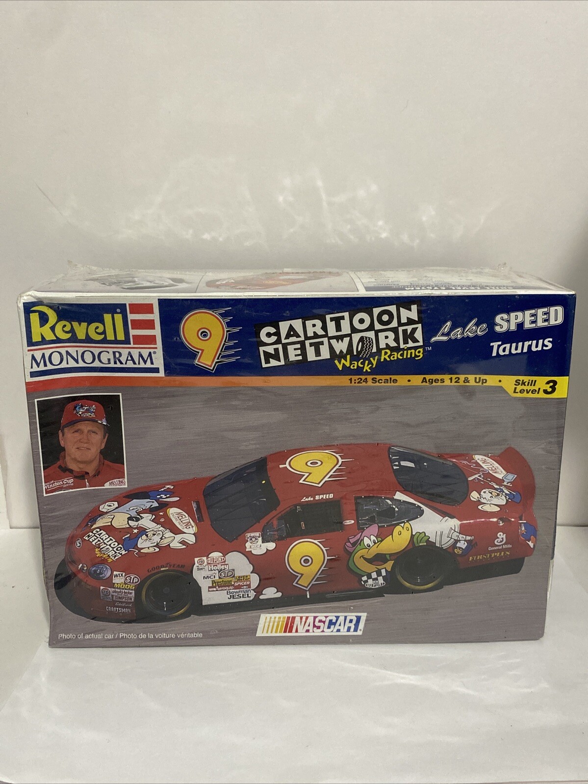 Vintage Lake Speed #9 CARTOON NETWORK Stock Car Model Kit 1998 1/24 ...