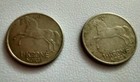 1970 1963 Norway 1.Krone Norge Coin, King Olav.V.R + Two 1 Rand 1977 ...