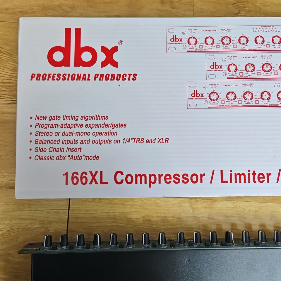 New DBX 166XL Compressor Limiter/Gate Effects DSP Processor | eBay