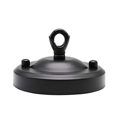 2pack Black Retro Ceiling Light Plate Pointed Base Chassis Disc Pendant ...