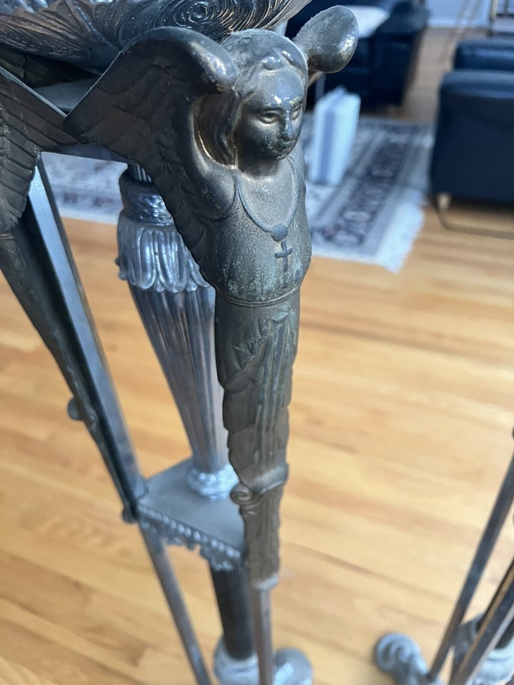 2 Vtg Church Candle Holder Lamps Funeral Sanctuary Vigil Candelabra ...