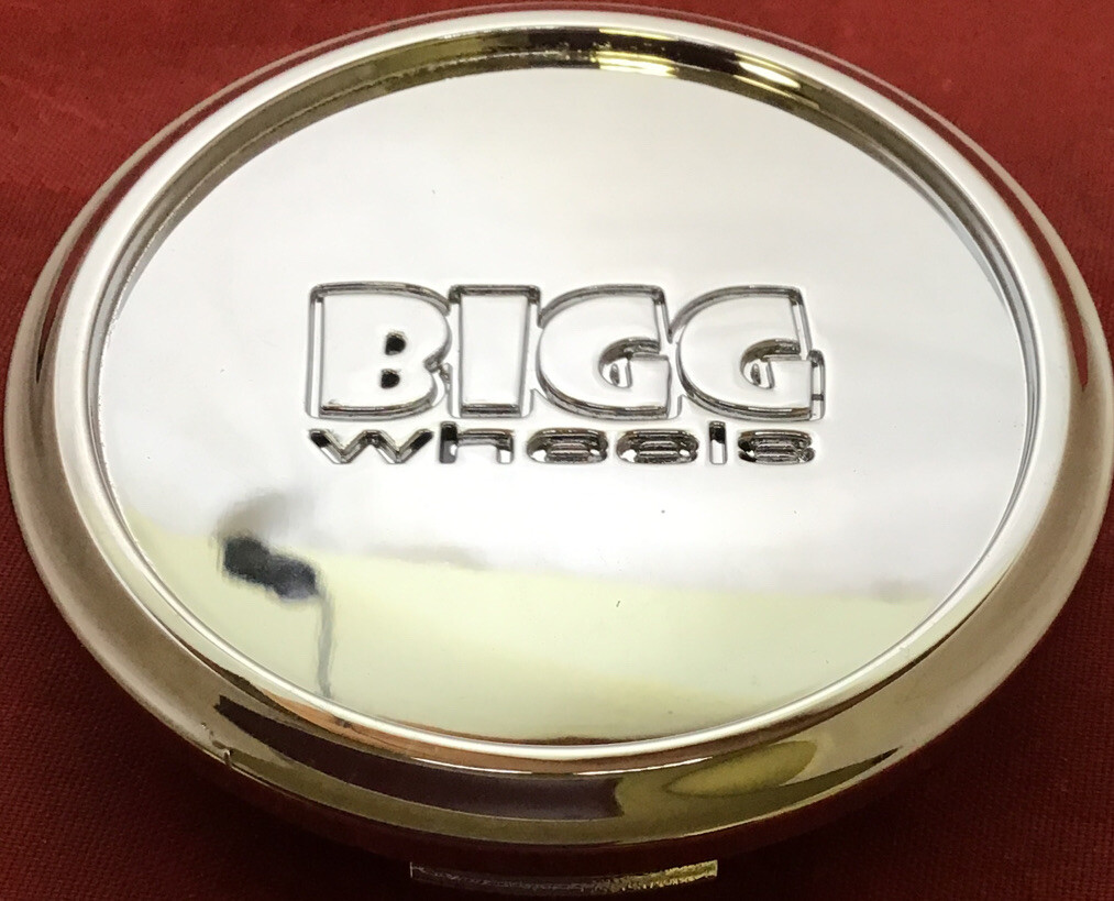 ONE NEW BIGG WHEELS CENTER CAP EMR0406-CAP SG0010 LG1001-51 CHROME 2 3/ ...