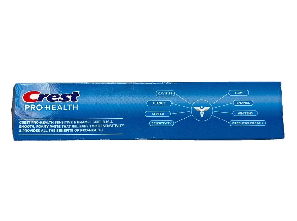 Crest Pro Health Sensitive Enamel Shield Toothpaste 4.3oz Exp 09/27 ...