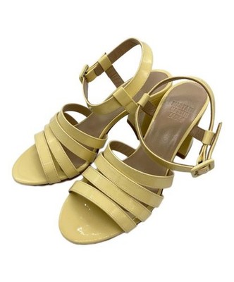 MARYAM NASSIR ZADEH Patent leather sandals yellow | eBay UK