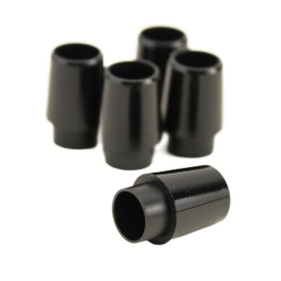10pcs Black Tip .370 Golf Ferrules For Ping Iron Club Shaft Collared ...