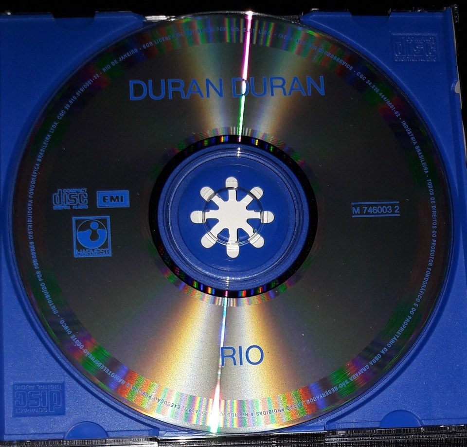 DURAN DURAN RIO CD 1982 - 1993 W/STICKER BLUE TRAY 1ST PRESS BRAZIL ...