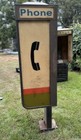(1) Vintage Pay Phone Booth Shroud Enclosure Payphone, Can Deliver ...