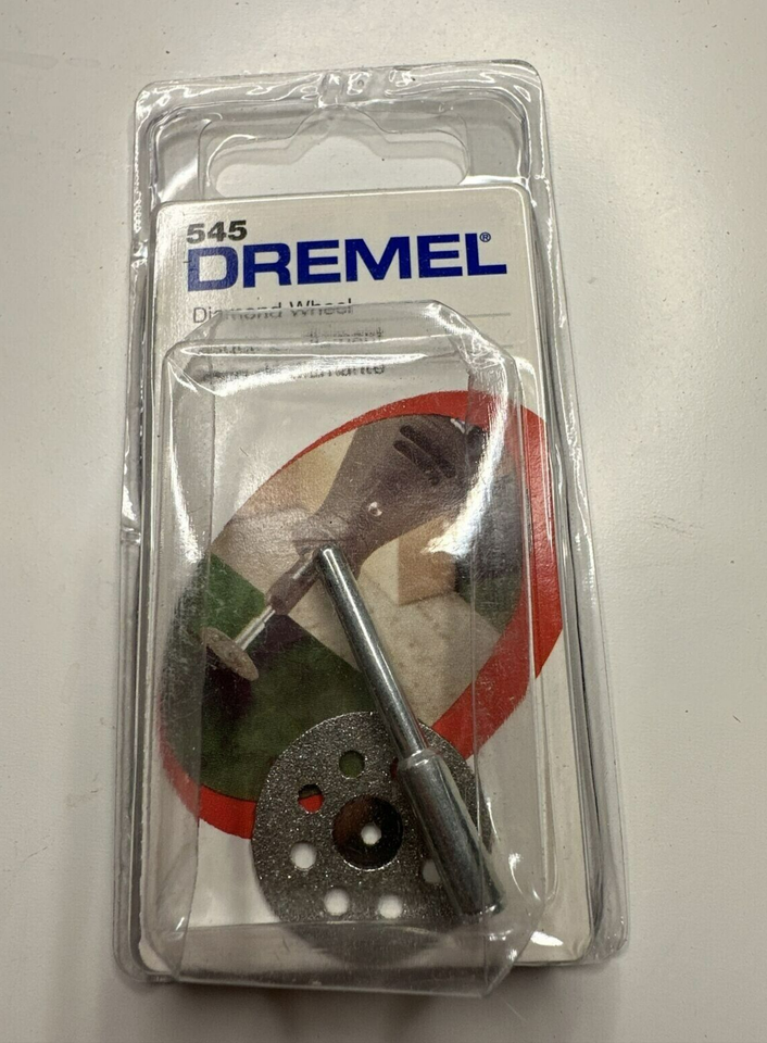 AUTHENTIC DREMEL 7/8" DIAMOND ENCRUSTED CUTTING WHEEL 545, WITH 402 ...