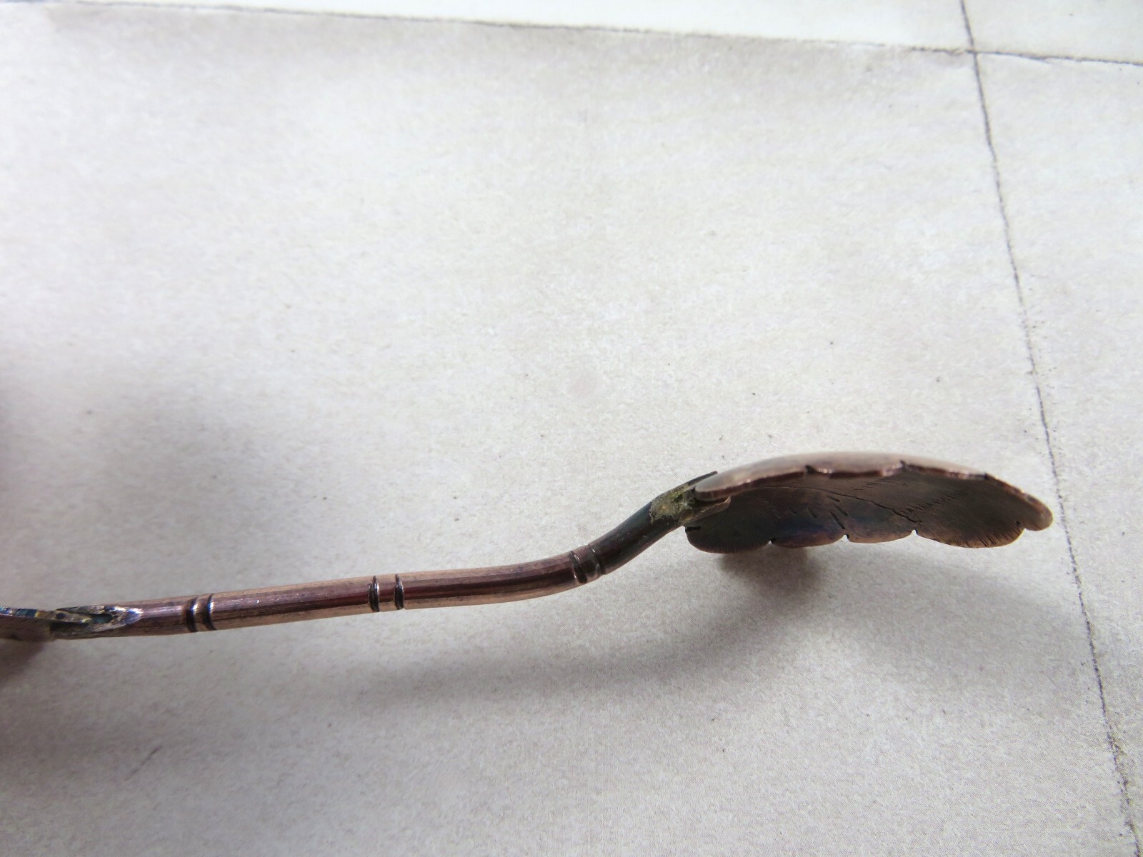 Antique Miniature Copper Spoon Rare Dancing Devil Marked Indonesia 4.25 ...