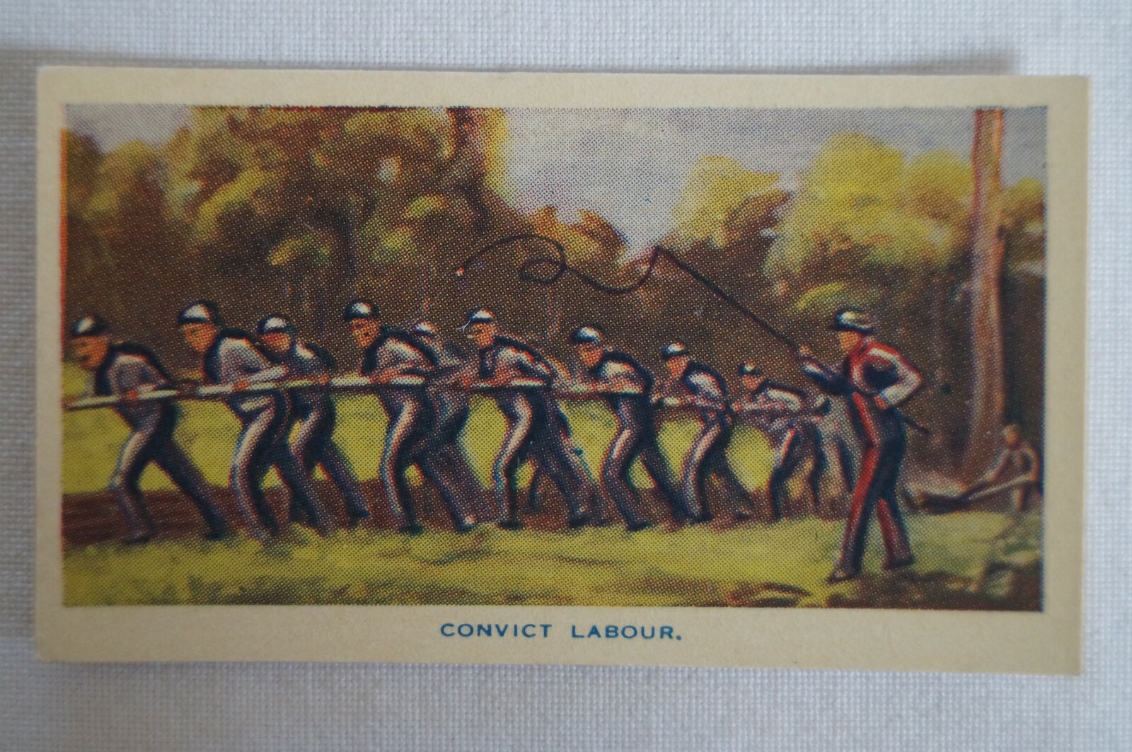 Hoadley's Chocolates Vintage Australia Birth of a Nation Card Convict ...