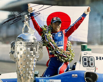 TAKUMA SATO SIGNED AUTOGRAPH 8X10 PHOTO INDIANAPOLIS INDY 500 WINNER ...