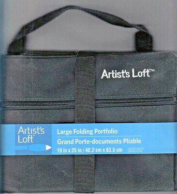 Artist's Loft Large Folding Portfolio 19X24" with pencil case | eBay