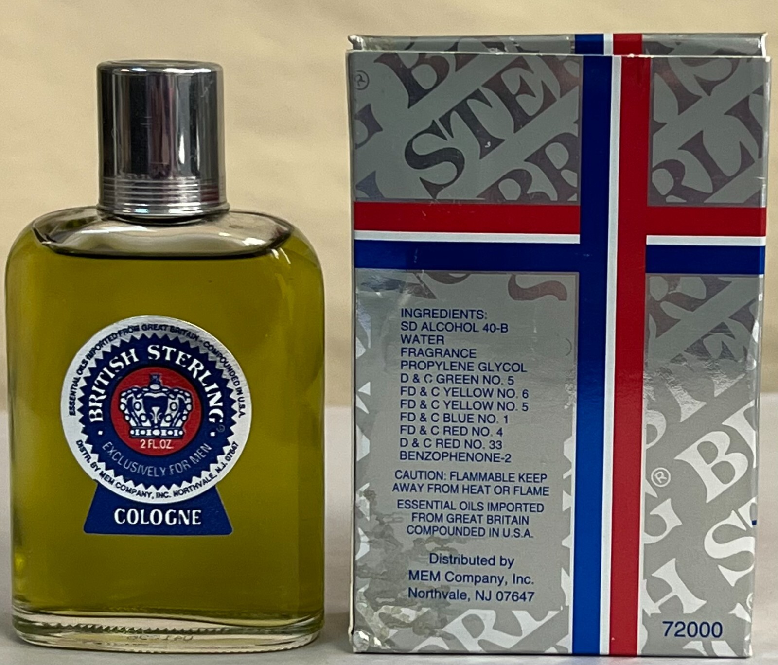 2 Bottles British Sterling 2 oz Cologne Splash original 90s Boxed | eBay