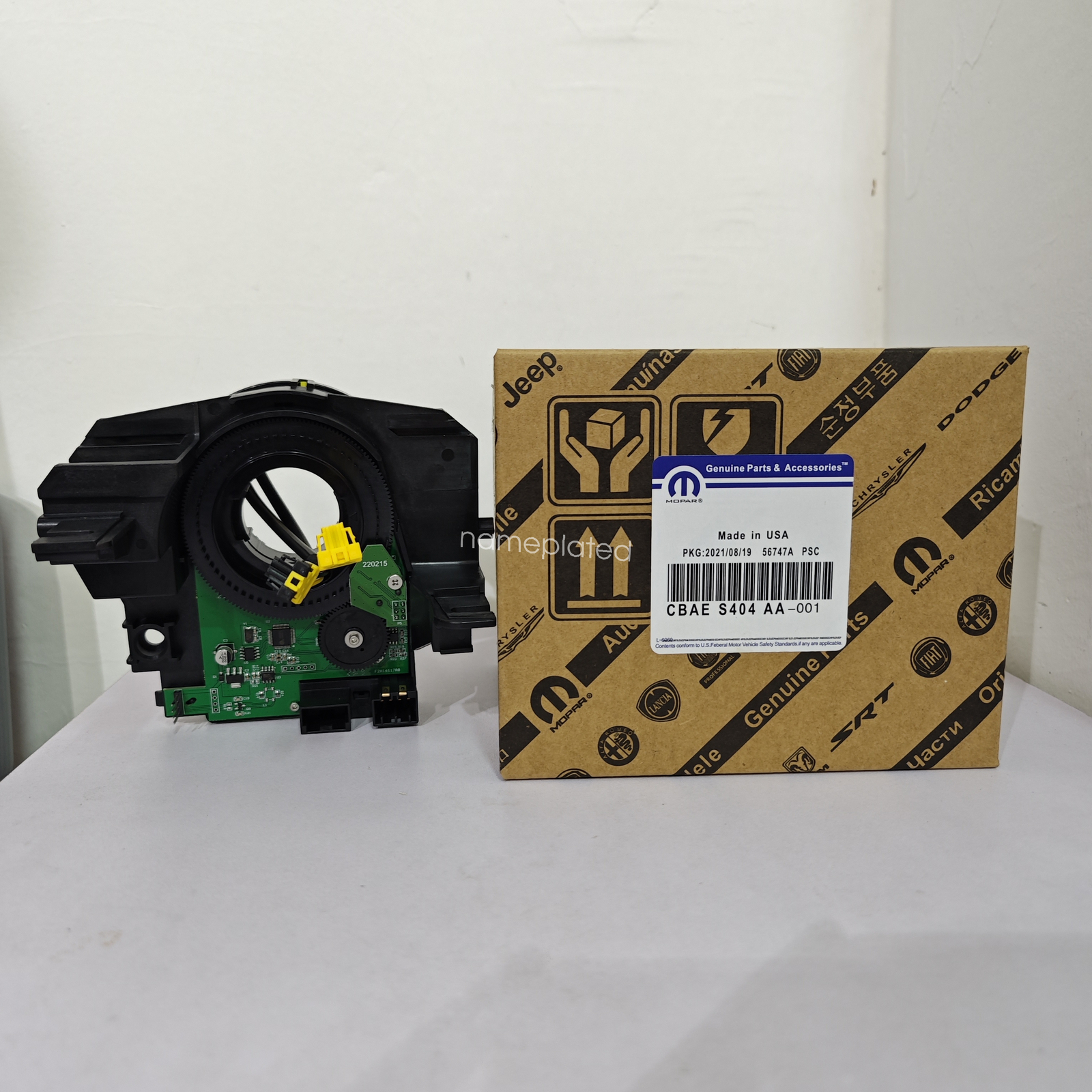 OEM MOPAR Steering Wheel Clock Spring 5156106AD For 2007-18 Jeep ...