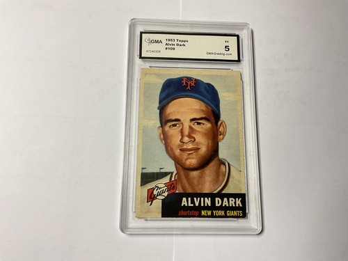 1953 TOPPS #109 ALVIN DARK BASEBALL CARD GRADED 5 | eBay