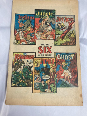 Ghost Comics #4 Fiction House Comics 1952 Pre-code Horror coverless | eBay
