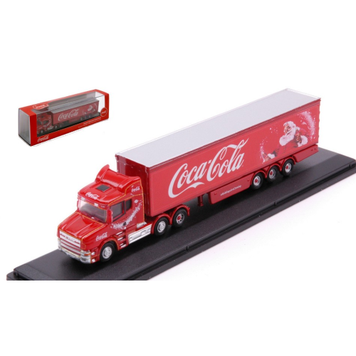 SCANIA T CAB BOX TRAILER COCA COLA mm 12 Oxford Autobus Die Cast ...