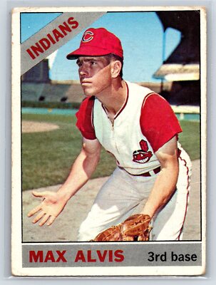 1966 Topps #415 Max Alvis Cleveland Indians Slight Bottom Crease | eBay