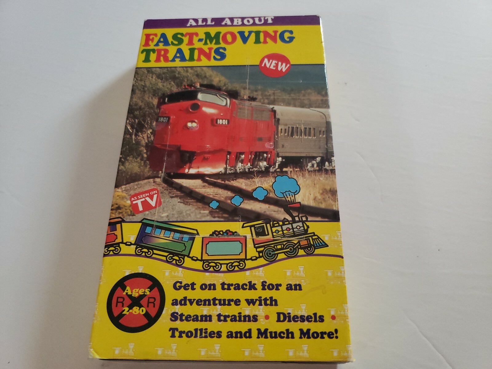 All About Fast Moving Trains VHS Goodtimes Strasburg Western Maryland ...