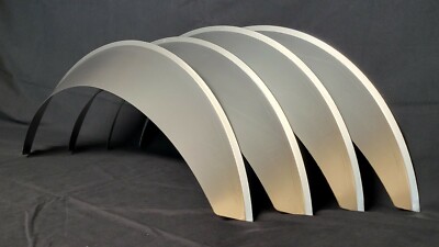 Universal Metal Fender Flares Style 4: 3.5" Wide, 4-piece set (hand ...