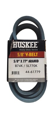 HUSKEE 5/8" x 51" Aramid V-Belt B48K 5L510K, 44-61517, Heavy Duty ...