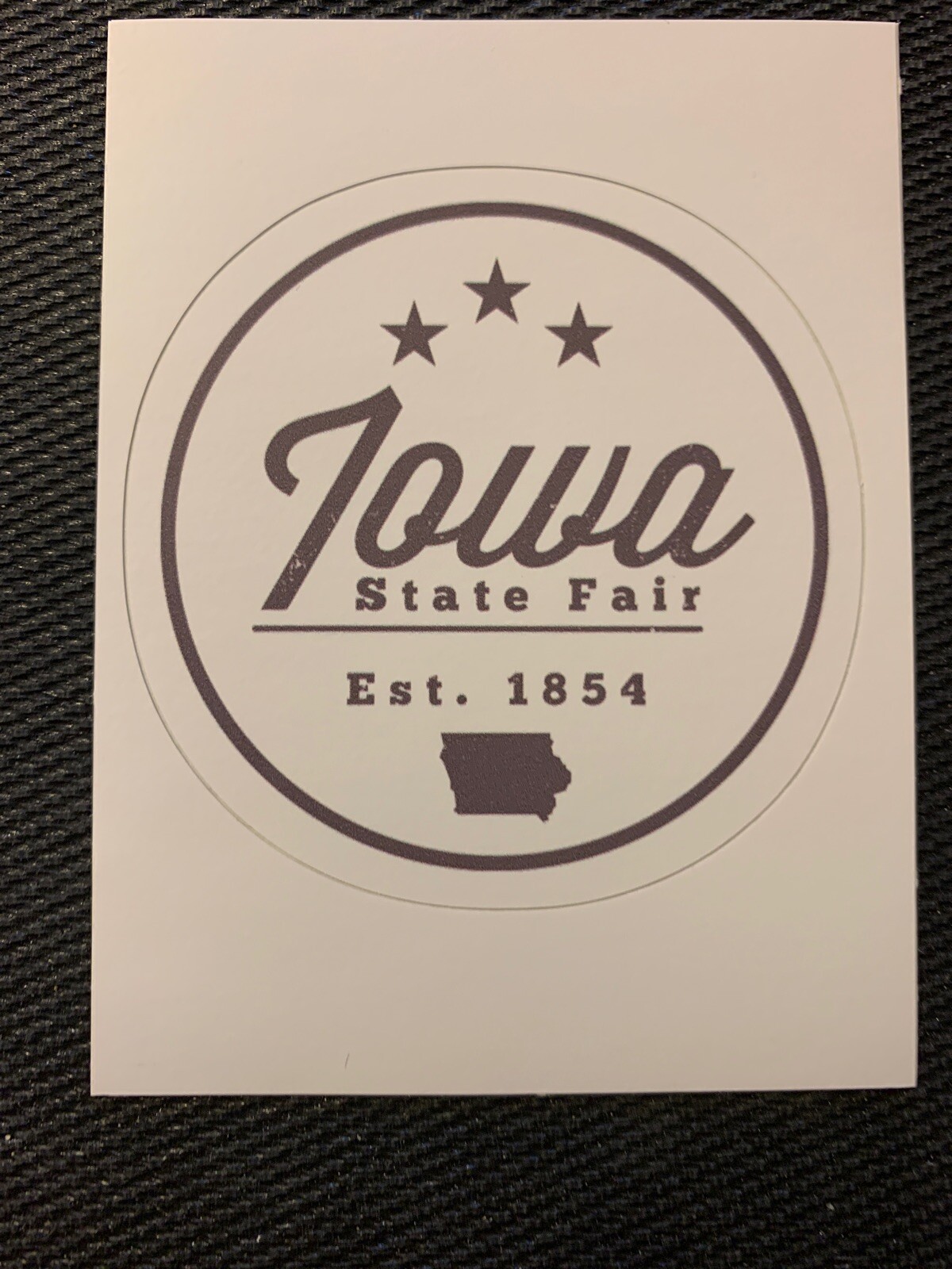 Iowa State Fair Decal Sticker 3" Butter Cow Des Moines IA - Free ...