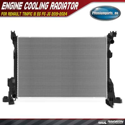 Engine Coolant Radiator for Renault Trafic III EG FG JG 2019-2024 2.0 ...