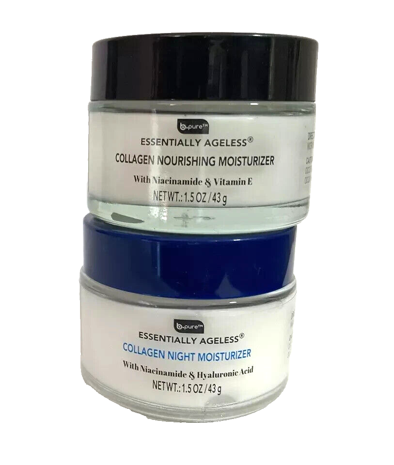 2x Essentially Ageless Collagen Nourishing & Night Moisturizer Niacinamide 1.5oz | eBay