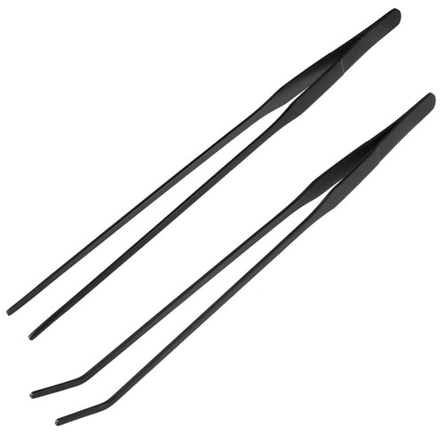 2 Pcs Aquarium Shear Set Water Plants Tweezers Landscaping Supply | eBay