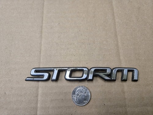 Geo OEM 1990-1993 Storm Chrome Trunk Emblem Badge Logo Nameplate Name ...