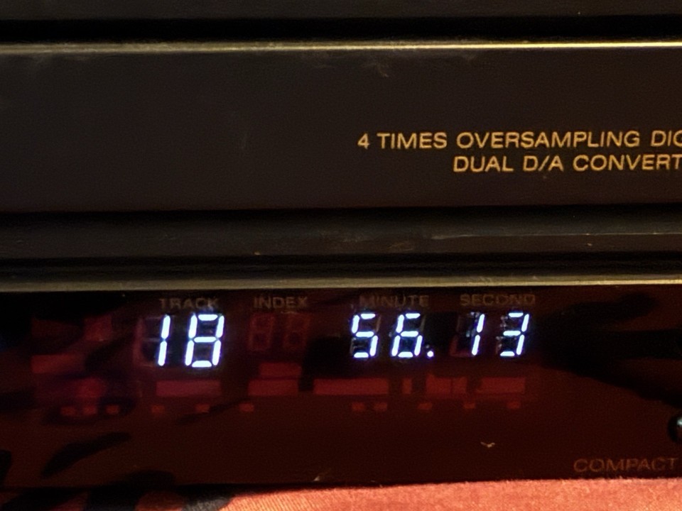 Vintage Sony CDP-S37 Compact Disc CD Player Unit 1989 Made In Japan ...