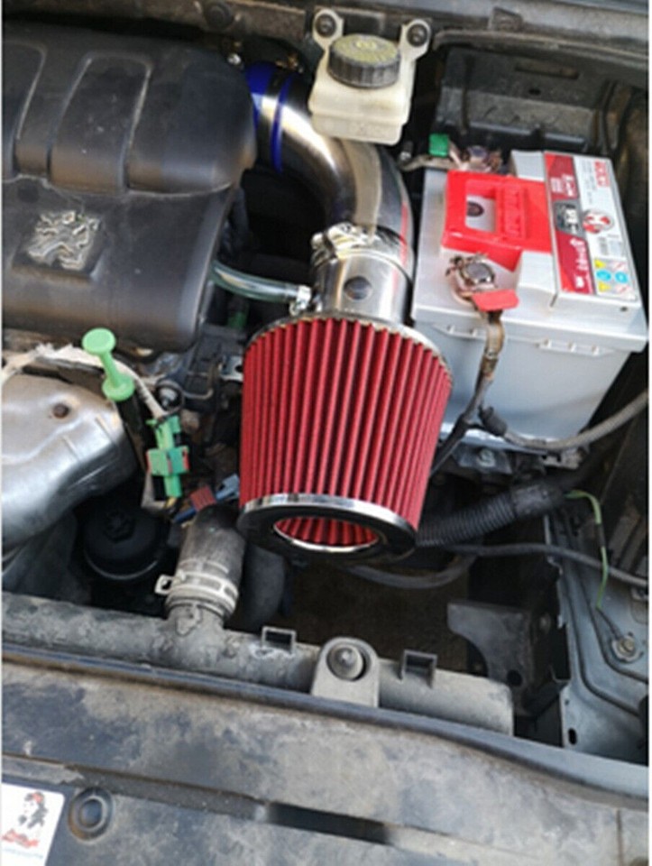 Universal Car Induction Filter Kit - Aluminum Cold Air Intake Hose ...